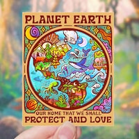 Save the Wild Jungle Sticker | Animal Rights Sticker | Love the Planet ...