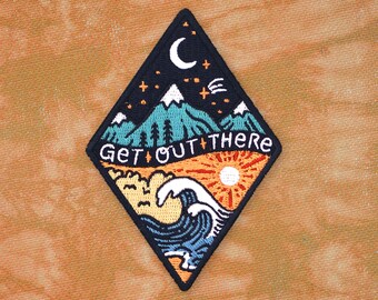 World Map Patch | Etsy UK