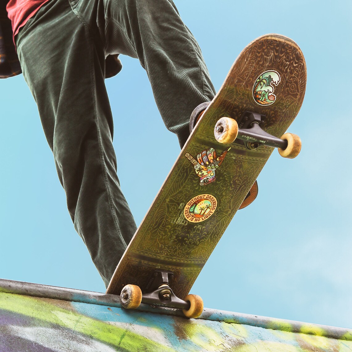 STOKED // Weatherproof Outdoor Sticker // Vinyl 4 - Etsy