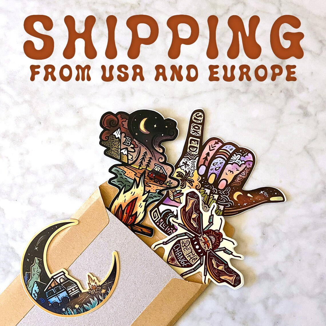 HIKING MAKES Me HAPPY // Weatherproof Outdoor Sticker // Vinyl | Etsy