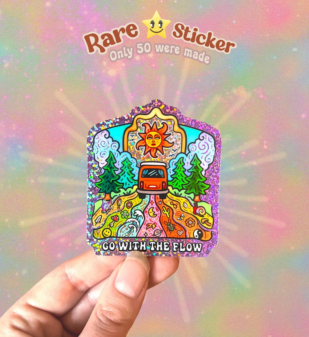 RARE STICKER // Van Magic // Vinyl 4 Rainbow, Trippy, Oracle - Etsy