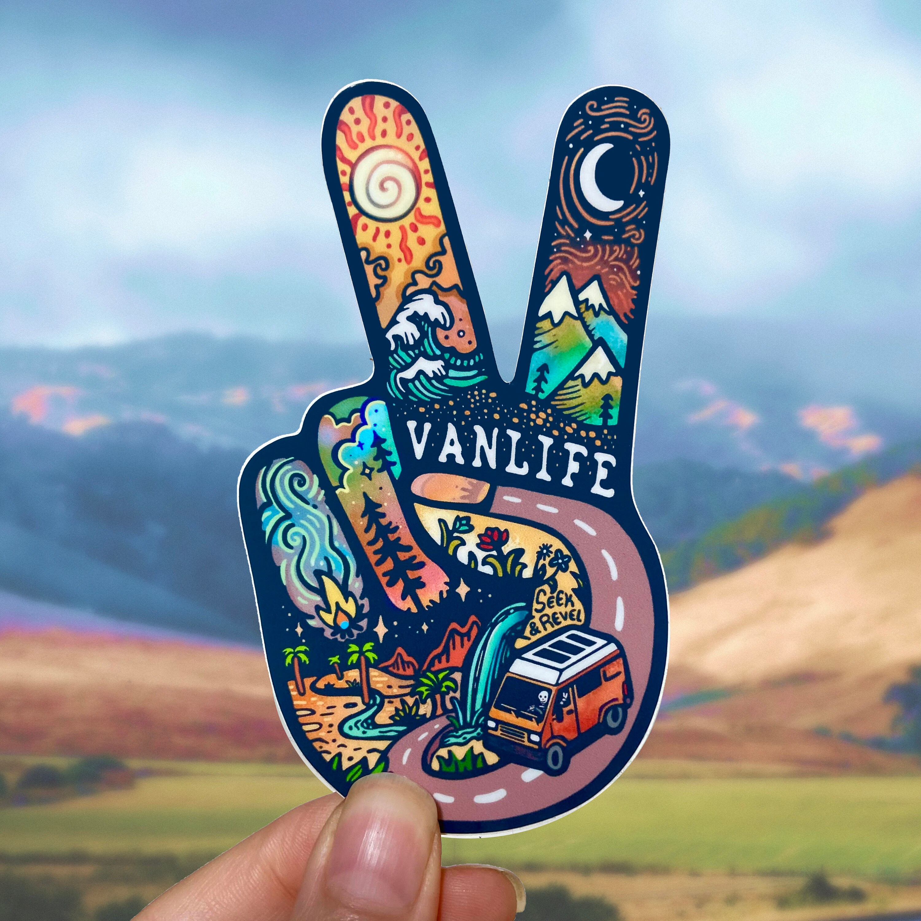 Sticker Pack of 5 // VANLIFE Sticker Bundle // Vinyl 3 - Etsy