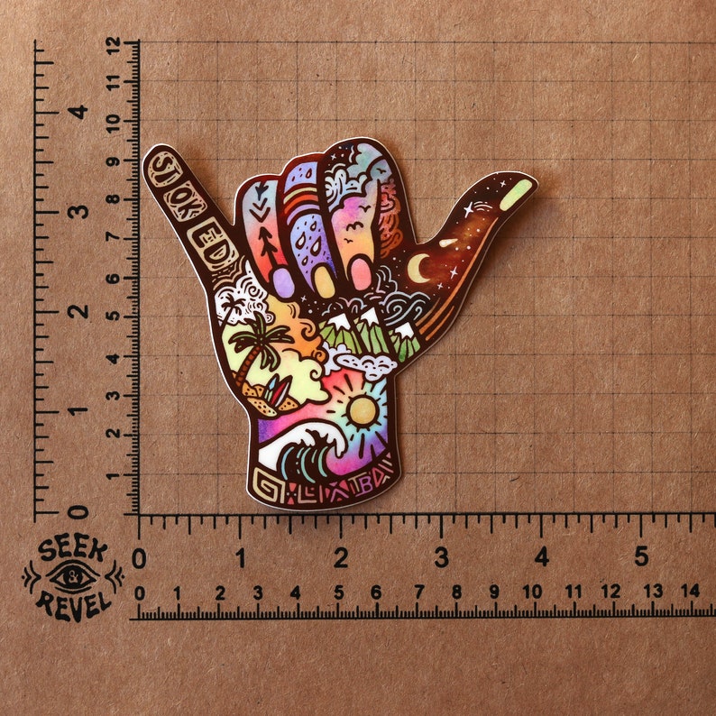 STOKED // Weatherproof Outdoor Sticker // Vinyl 4 - Etsy