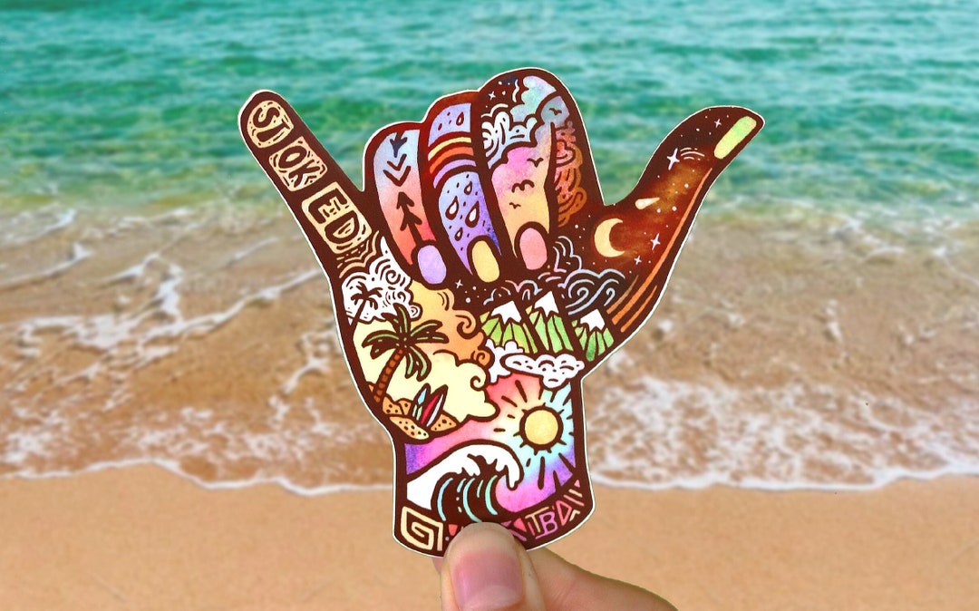 STOKED // Weatherproof Outdoor Sticker // Vinyl 4 - Etsy