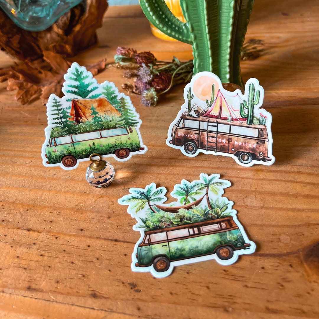 Vanlife Sticker Pack: Weatherproof Vinyl Kombi Stickers - Etsy