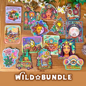 STAY WILD // Weatherproof, Outdoor & Vanlife Sticker // Vinyl 3 Van ...