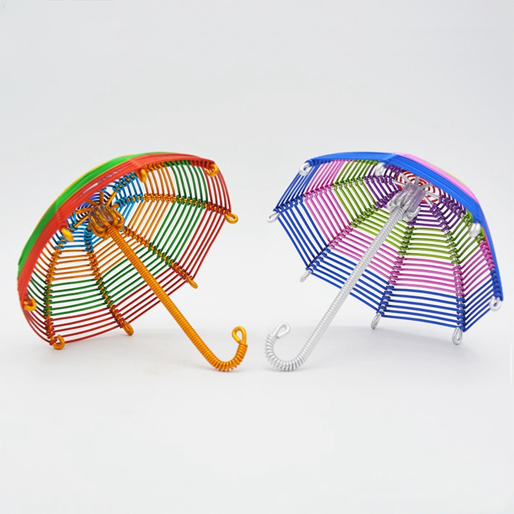 Mini Metal Umbrella Statue Sculpture Decor Office Desk - Etsy