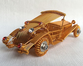 Wire Car Sculpture - Etsy