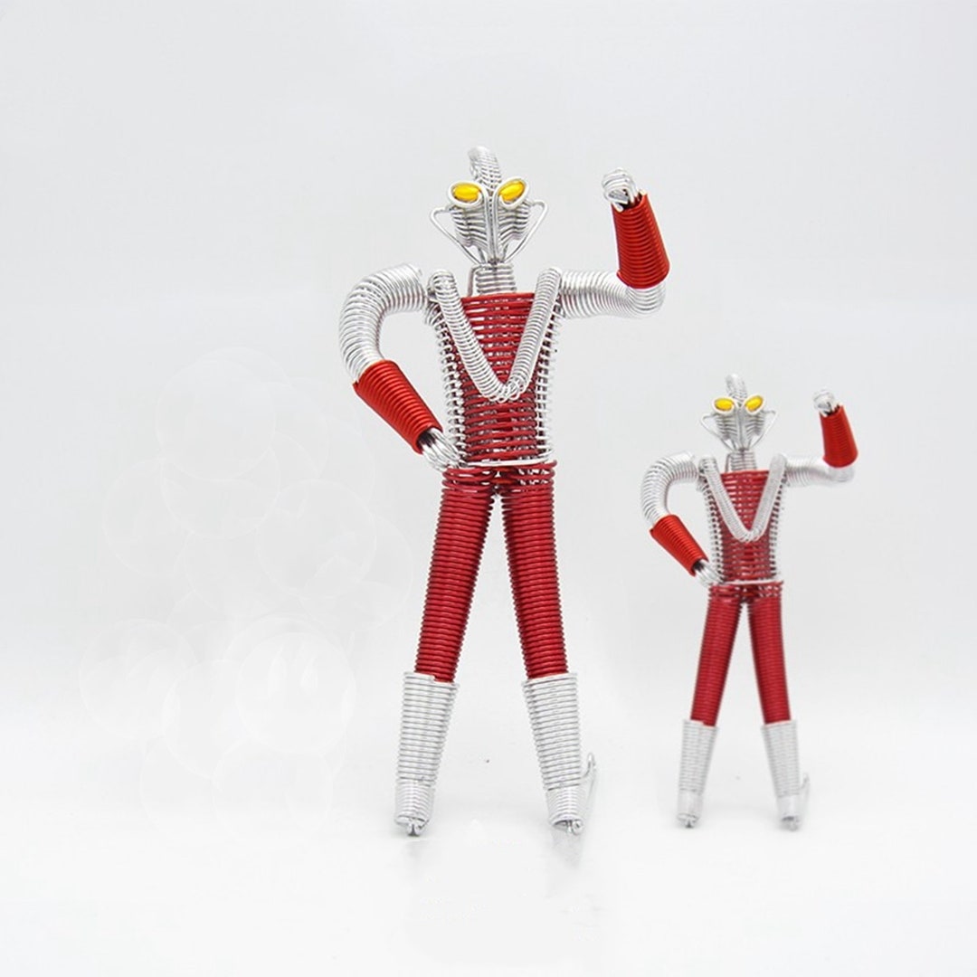 Wire Robot Statue Sculpture Decor Monster Figurine Ornament - Etsy