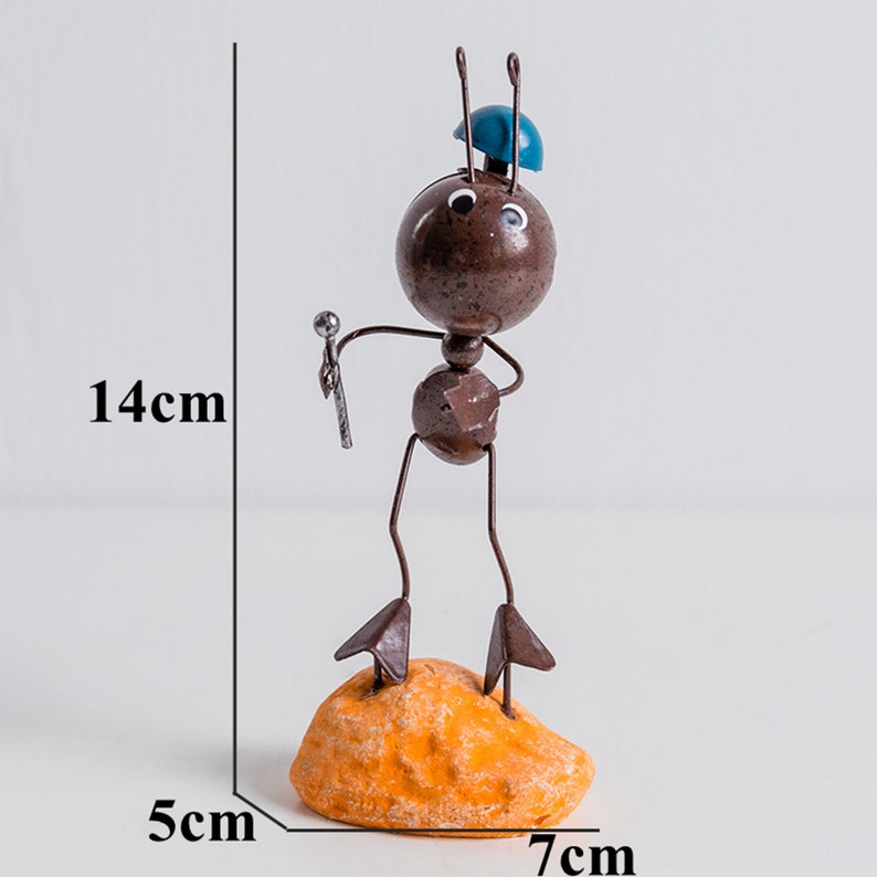 Set of 4 Nordic Metal Ant Statue Sculpture Decor Indoor - Etsy