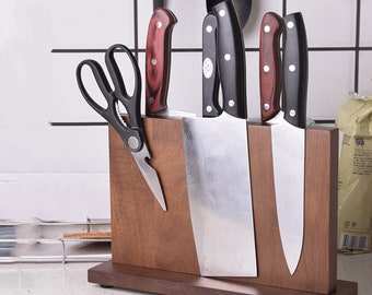 Wood Knife Rack | Etsy