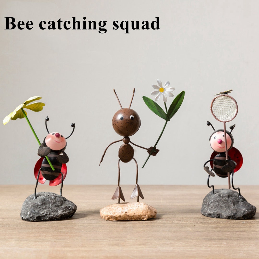 Set of 4 Nordic Metal Ant Statue Sculpture Decor Indoor - Etsy