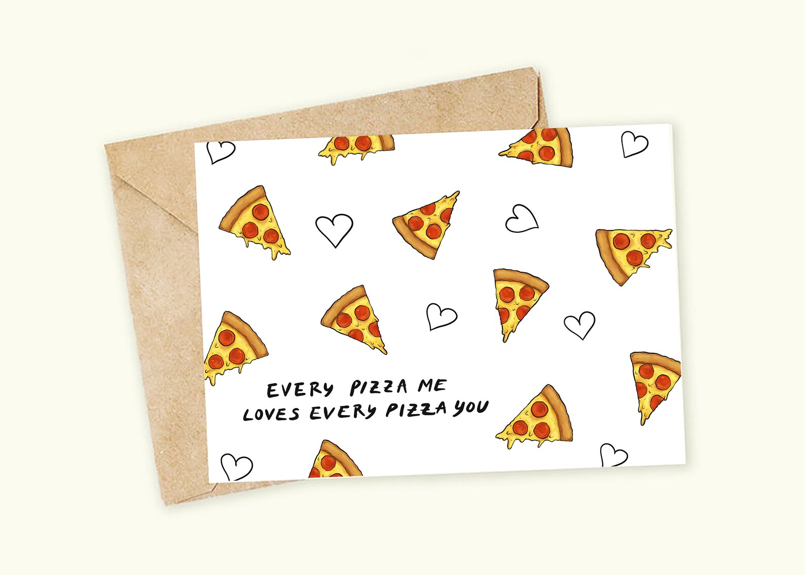 Every Pizza Me Valentines Day Card - Etsy
