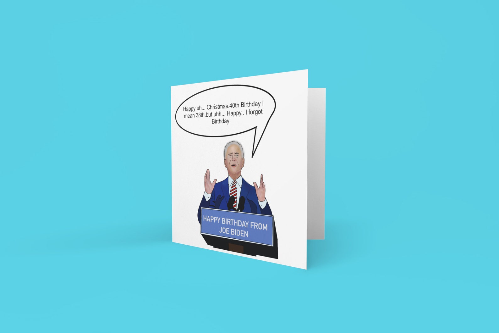 Joe Biden Wishing You a Happy Birthday - Card - Etsy