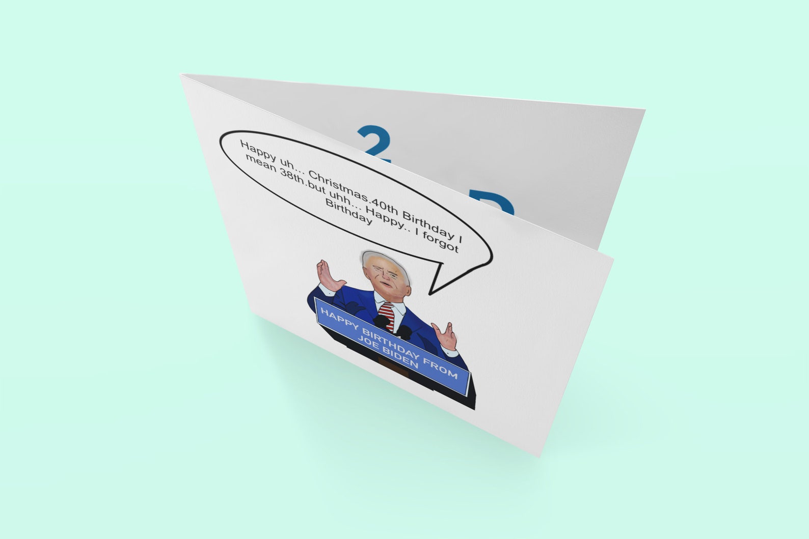 Joe Biden Wishing You a Happy Birthday - Card - Etsy