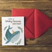 Digital Card- Whale Themed Birthday Card (print Download) - Etsy
