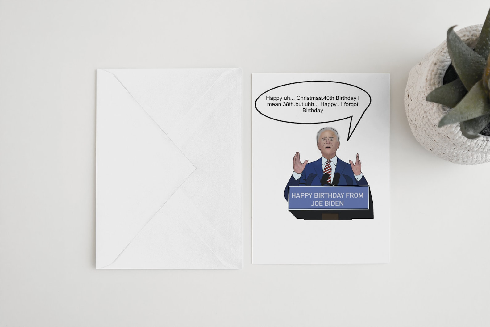 Joe Biden Wishing You a Happy Birthday - Card - Etsy