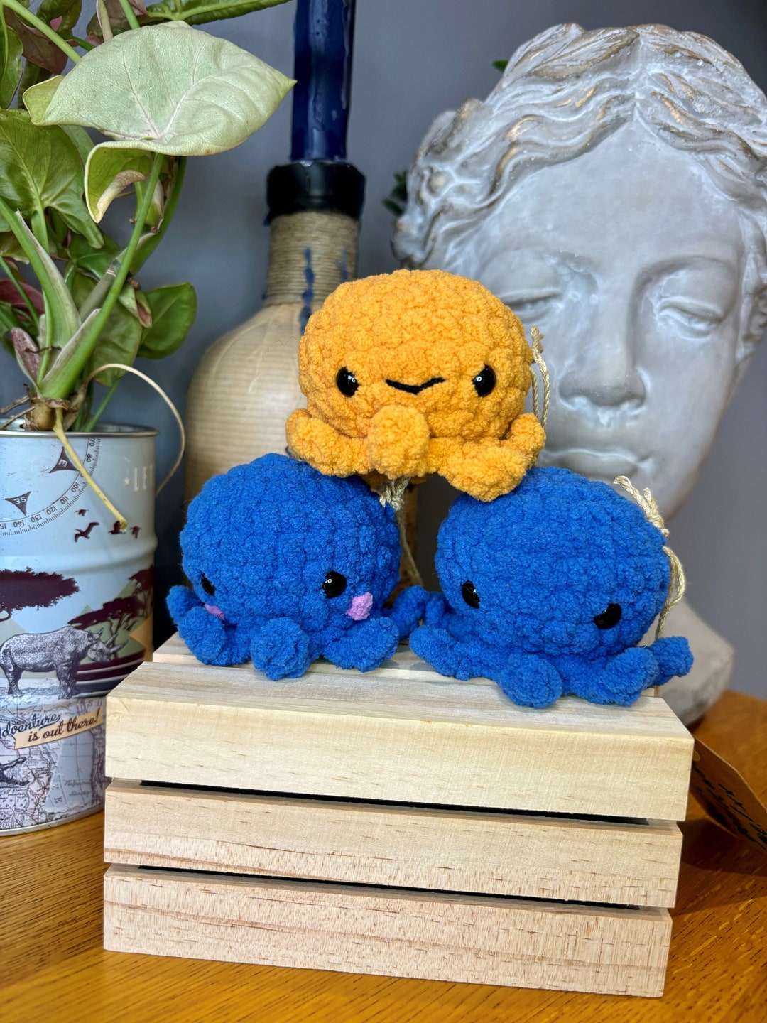 Lovely Little Octopus Crochet Mini Plushies - Etsy