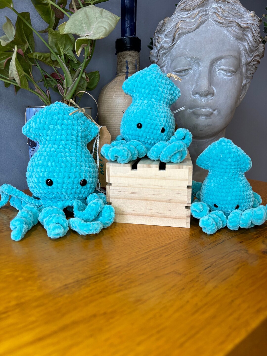 Super Cute Baby Blue Soft Squid Toy Teddy Nemo - Etsy
