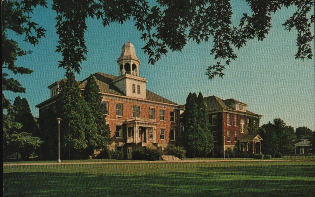 Vintage Chrome Postcard Facher Hall and Old Science Hall Houghton ...