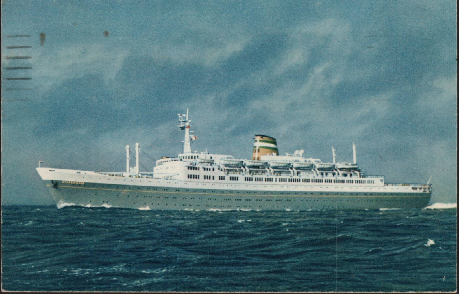 Vintage Postcard SS Statendam Ship Boat Postcard 1960s - Etsy