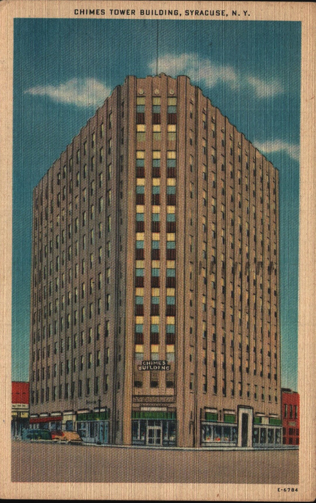 Vintage Linen Postcard Chimes Tower Building Syracuse New York 1940s - Etsy
