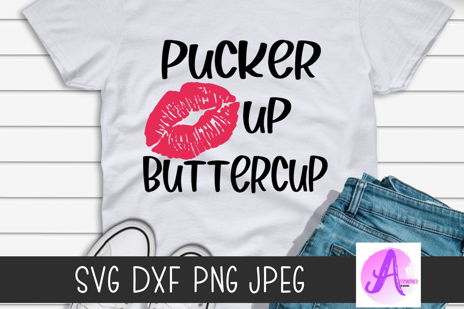 Pucker up Buttercup Svg Funny Valentine Svg Kissing Lips - Etsy