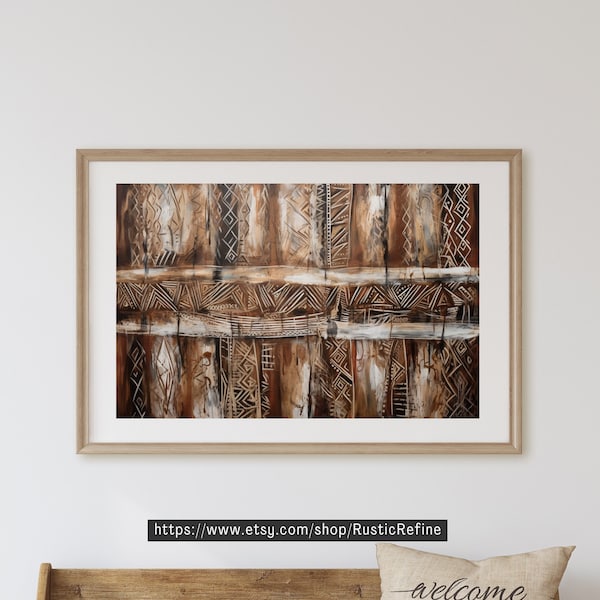 Tribal Poster - Etsy