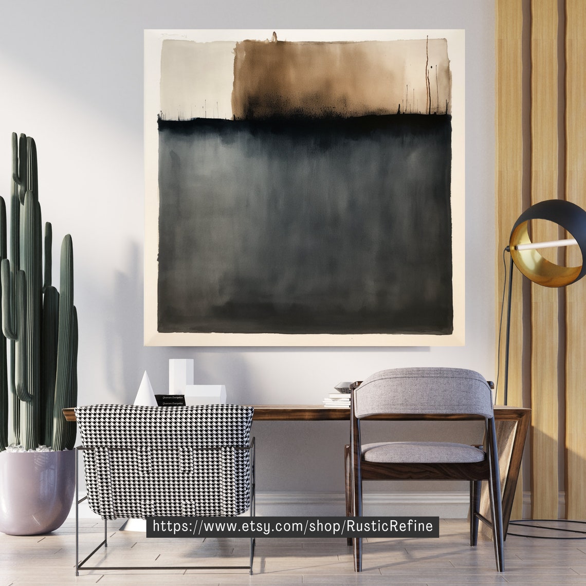 Rothko Inspired Printable Wall Art, Abstract Canvas Wall Art, Mark ...