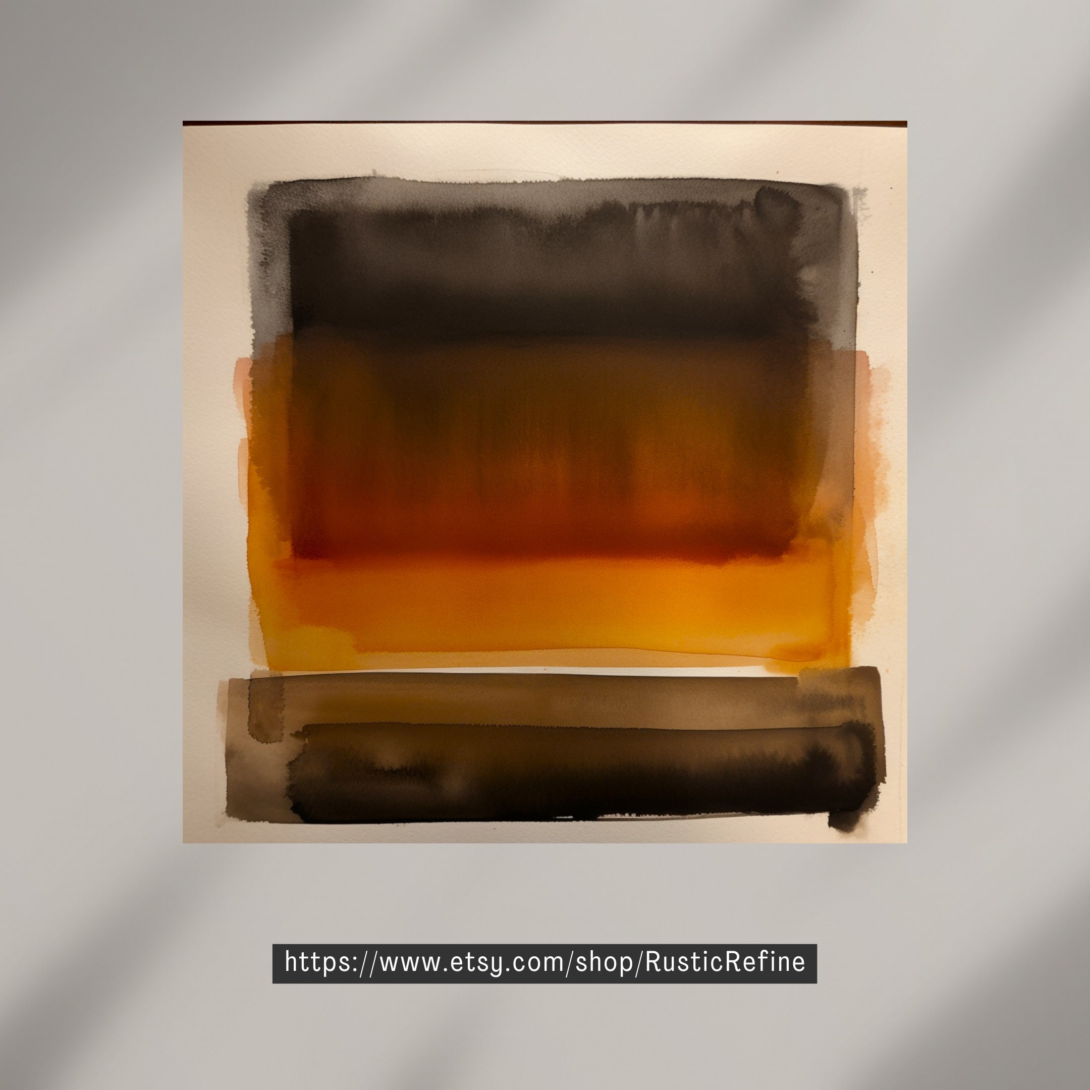 Rothko Inspired Printable Wall Art, Abstract Canvas Wall Art, Mark ...