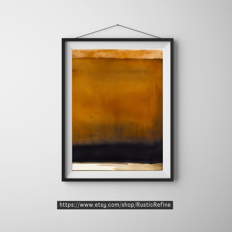 Rothko Inspired Printable Wall Art, Abstract Canvas Wall Art, Mark ...