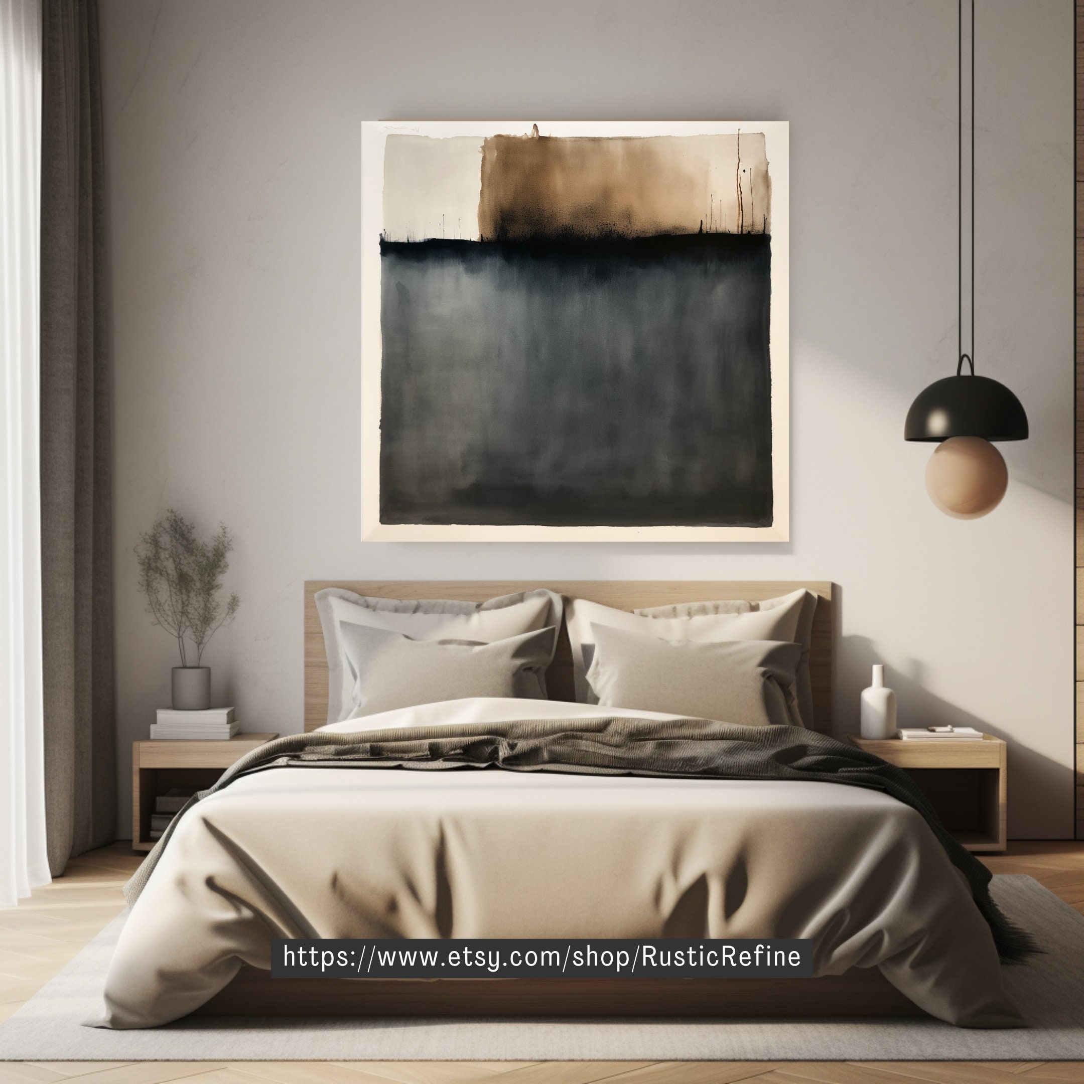 Rothko Inspired Printable Wall Art, Abstract Canvas Wall Art, Mark ...