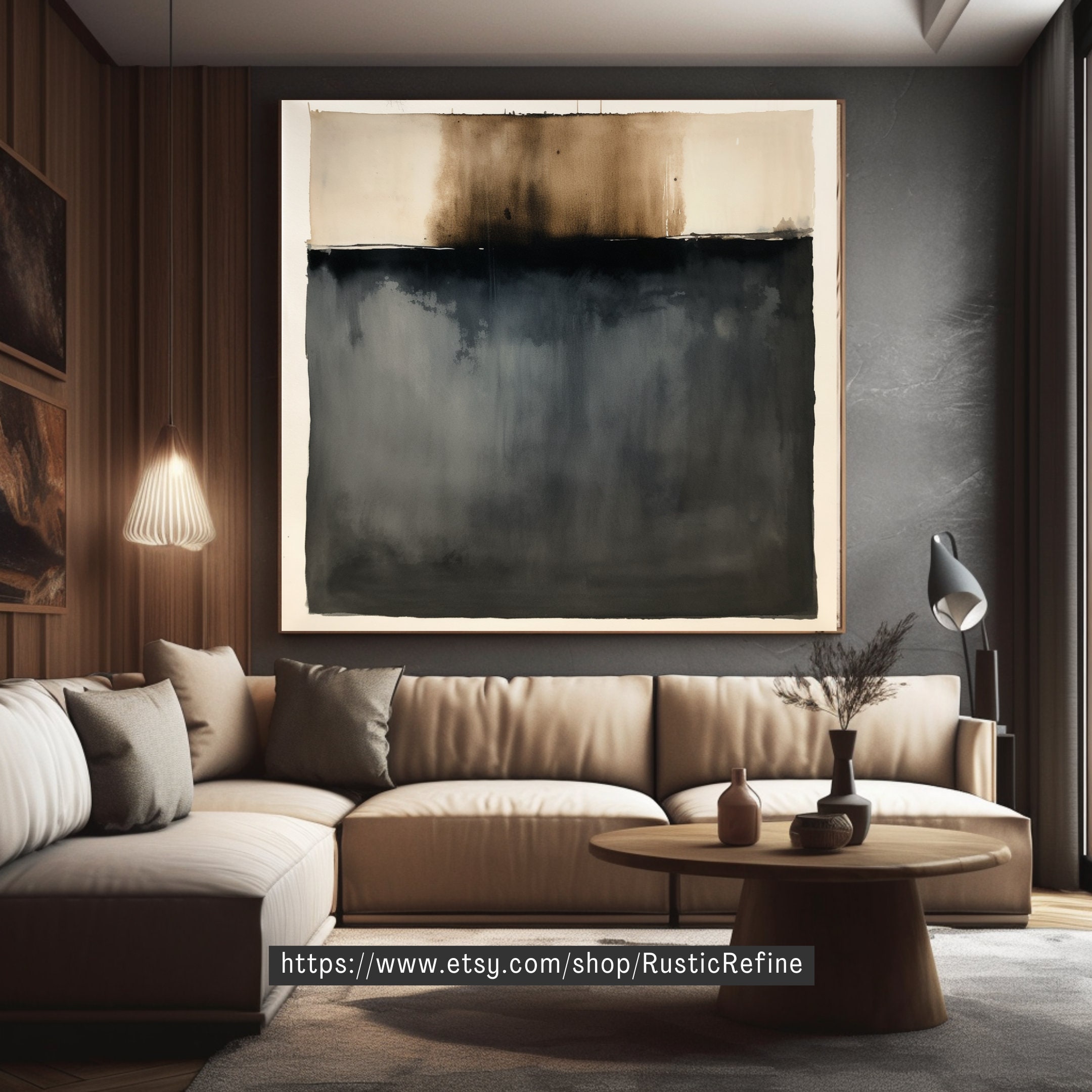 Rothko Inspired Printable Wall Art, Abstract Canvas Wall Art, Mark ...