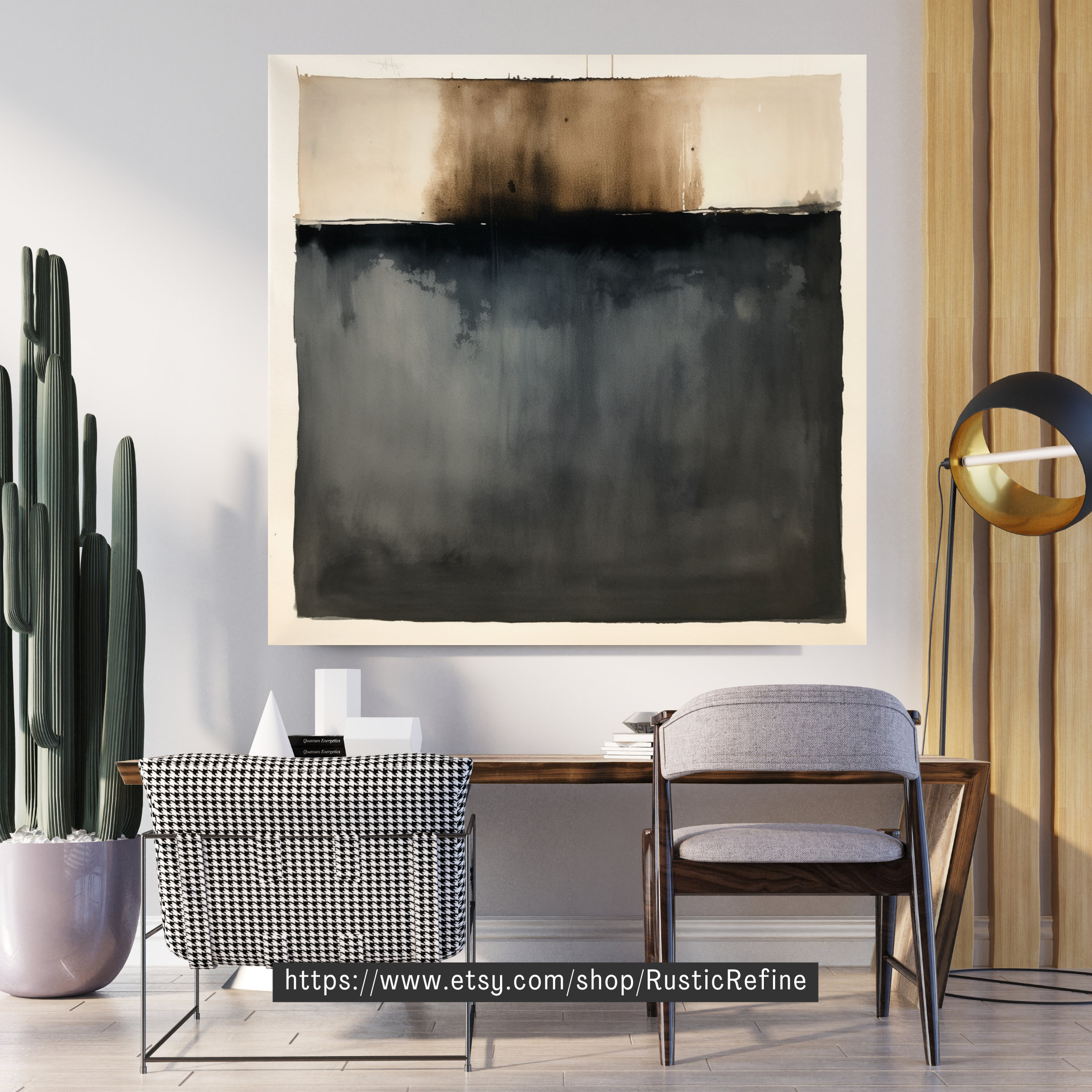 Rothko Inspired Printable Wall Art, Abstract Canvas Wall Art, Mark ...