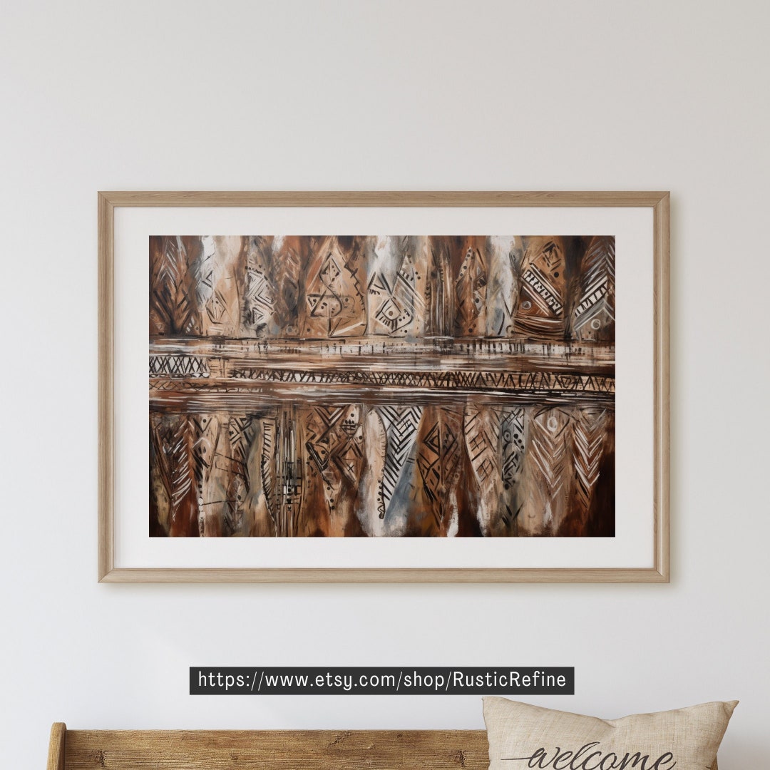 Abstract Tribal Printable Art, Modern Tribal Print, Tribal Art Poster ...