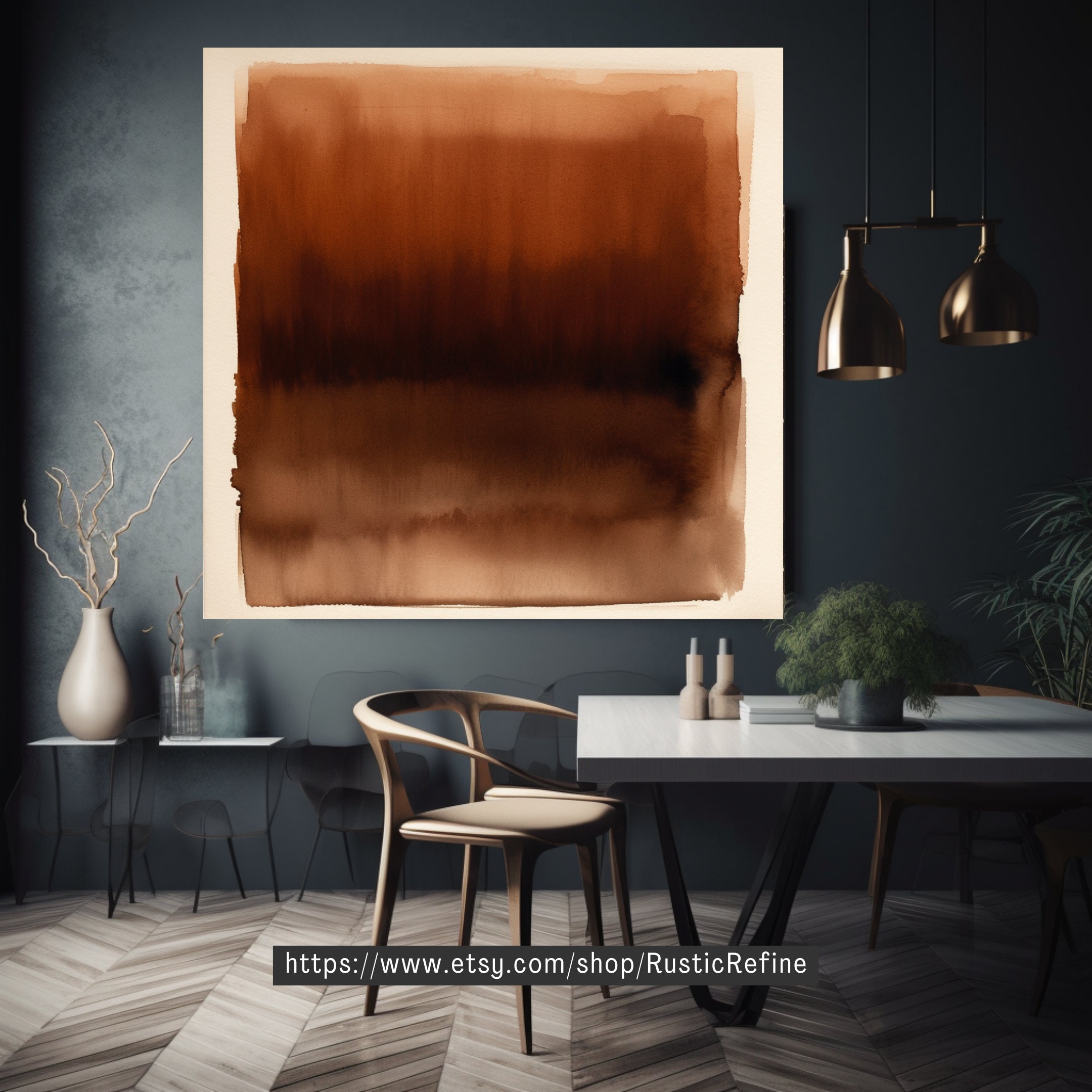 Rothko Inspired Printable Wall Art Abstract Canvas Wall Art - Etsy