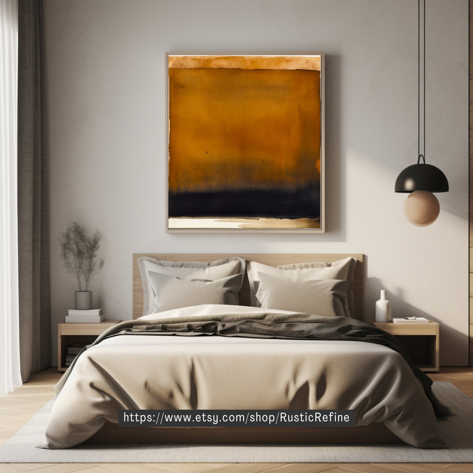 Rothko Inspired Printable Wall Art, Abstract Canvas Wall Art, Mark ...