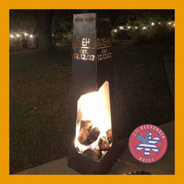 Fire Pit Collapsible, DXF CVG Files Cut Ready for Cnc Machines, Laser ...