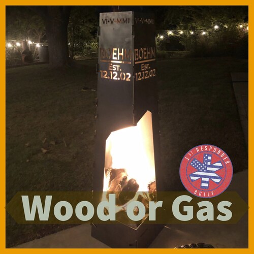 Metal Chiminea Fire Pit - Etsy