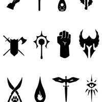 Barbarian Emblem SVG, D&D, Fantasy, Cut File Cricut, Xtool, Laser ...