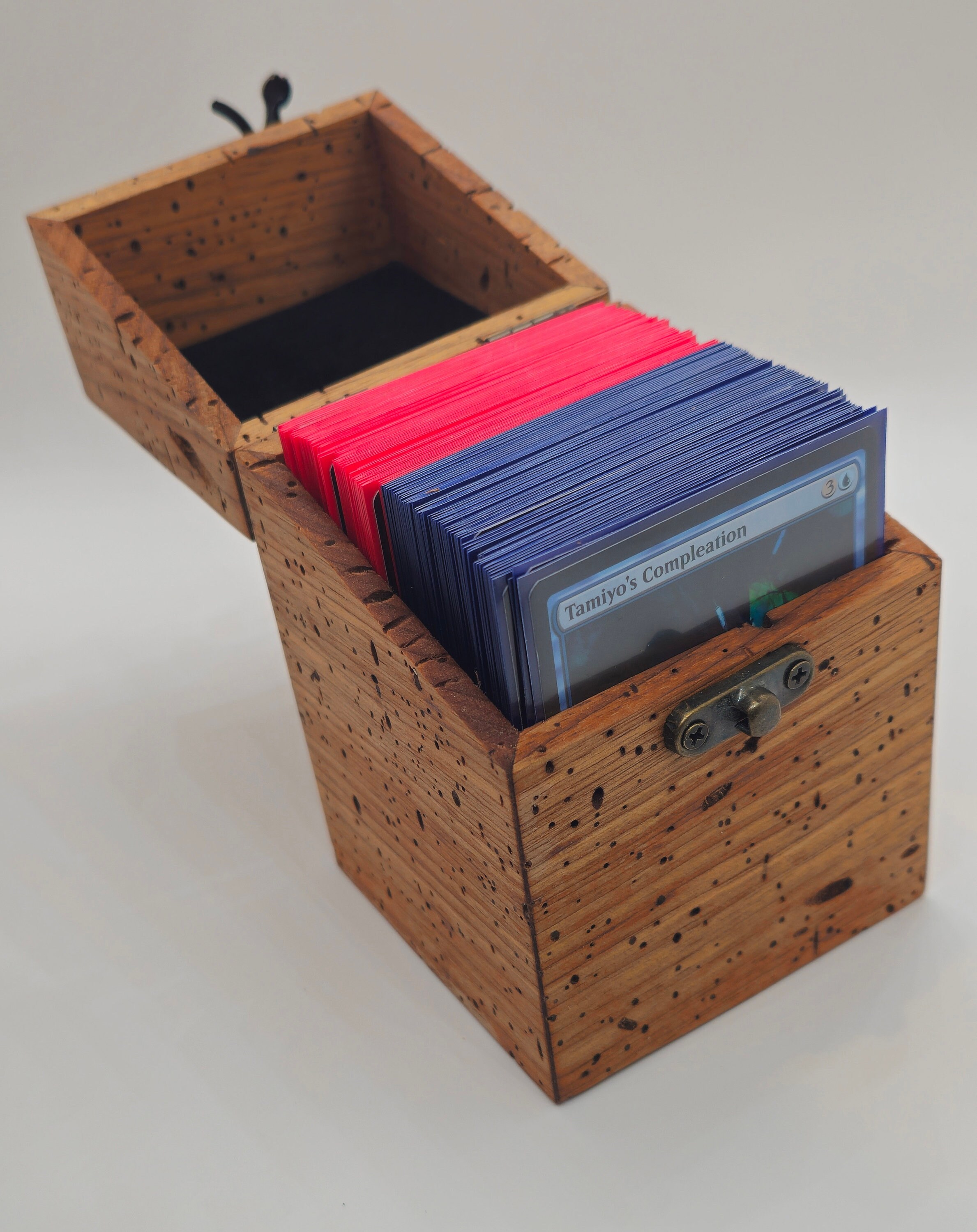 Wood MTG Deck Box With Bronze Hardware Handcrafted Magic: the Gathering ...