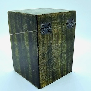 Wood MTG Deck Box With Black Hardware Handcrafted Magic: the Gathering ...