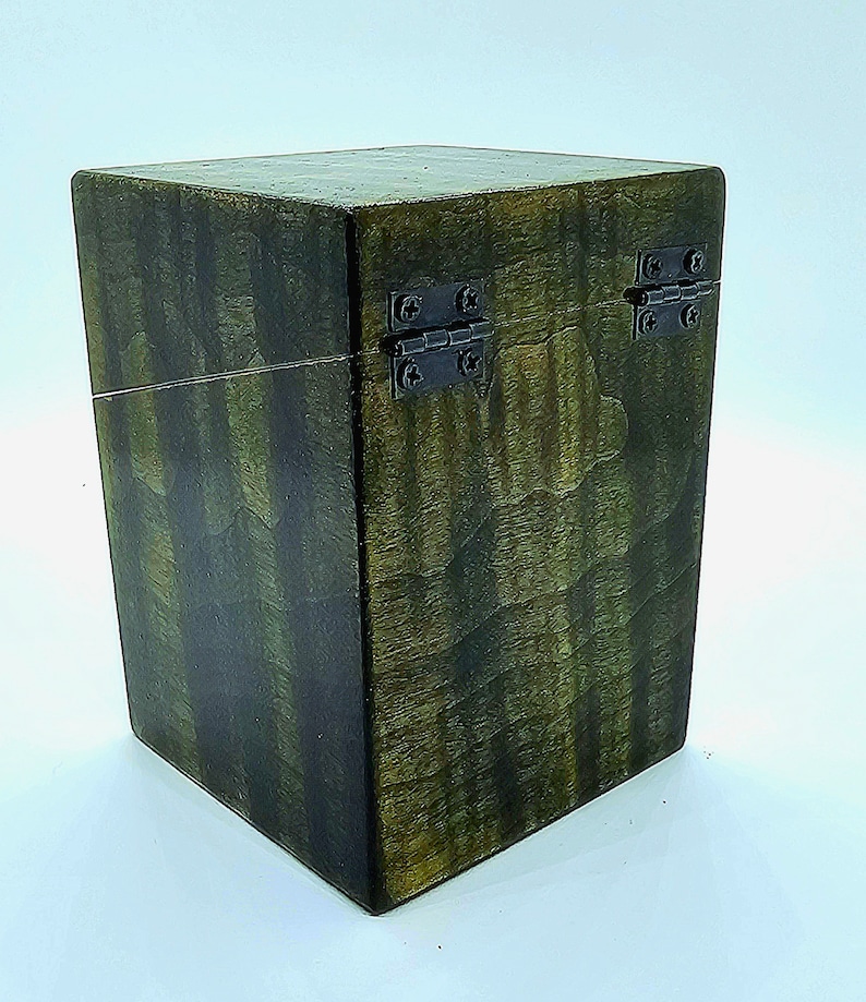 Wood MTG Deck Box With Black Hardware Handcrafted Magic: the Gathering ...