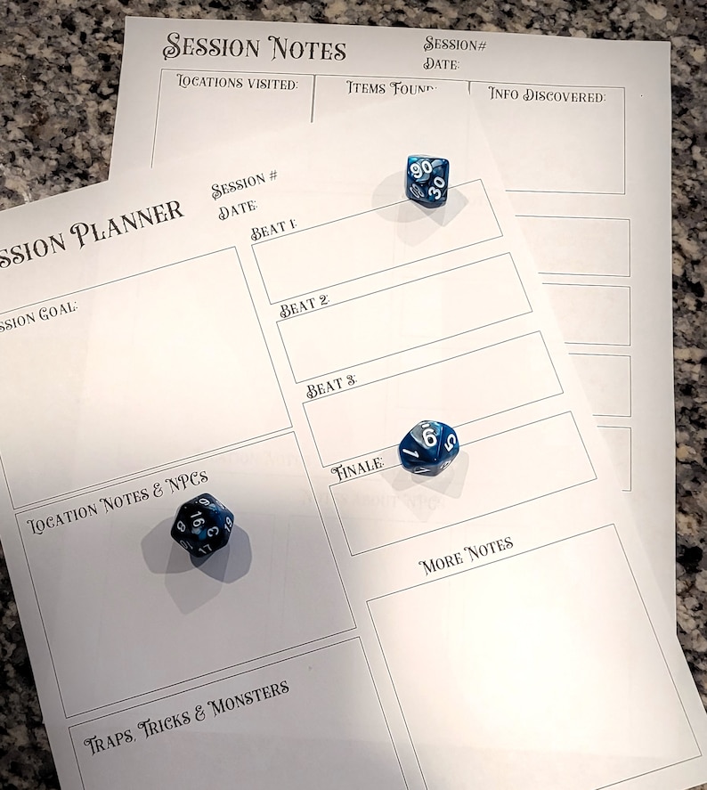 Game Master Bundle Pack | Adventure Planner for Dungeon Masters | Plan ...