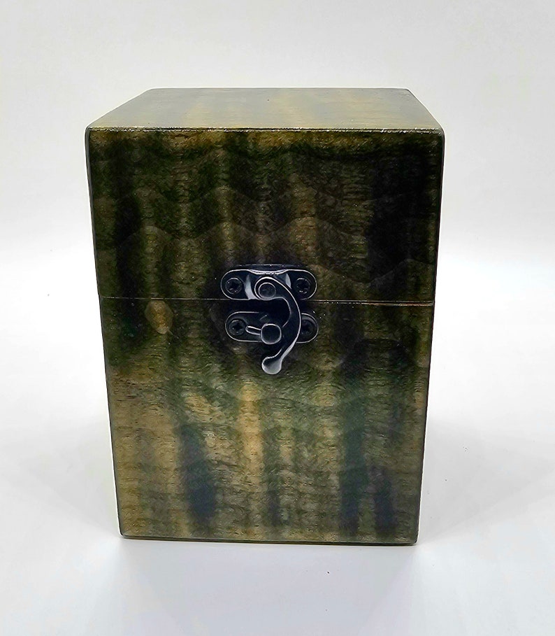 Wood MTG Deck Box With Black Hardware Handcrafted Magic: the Gathering ...