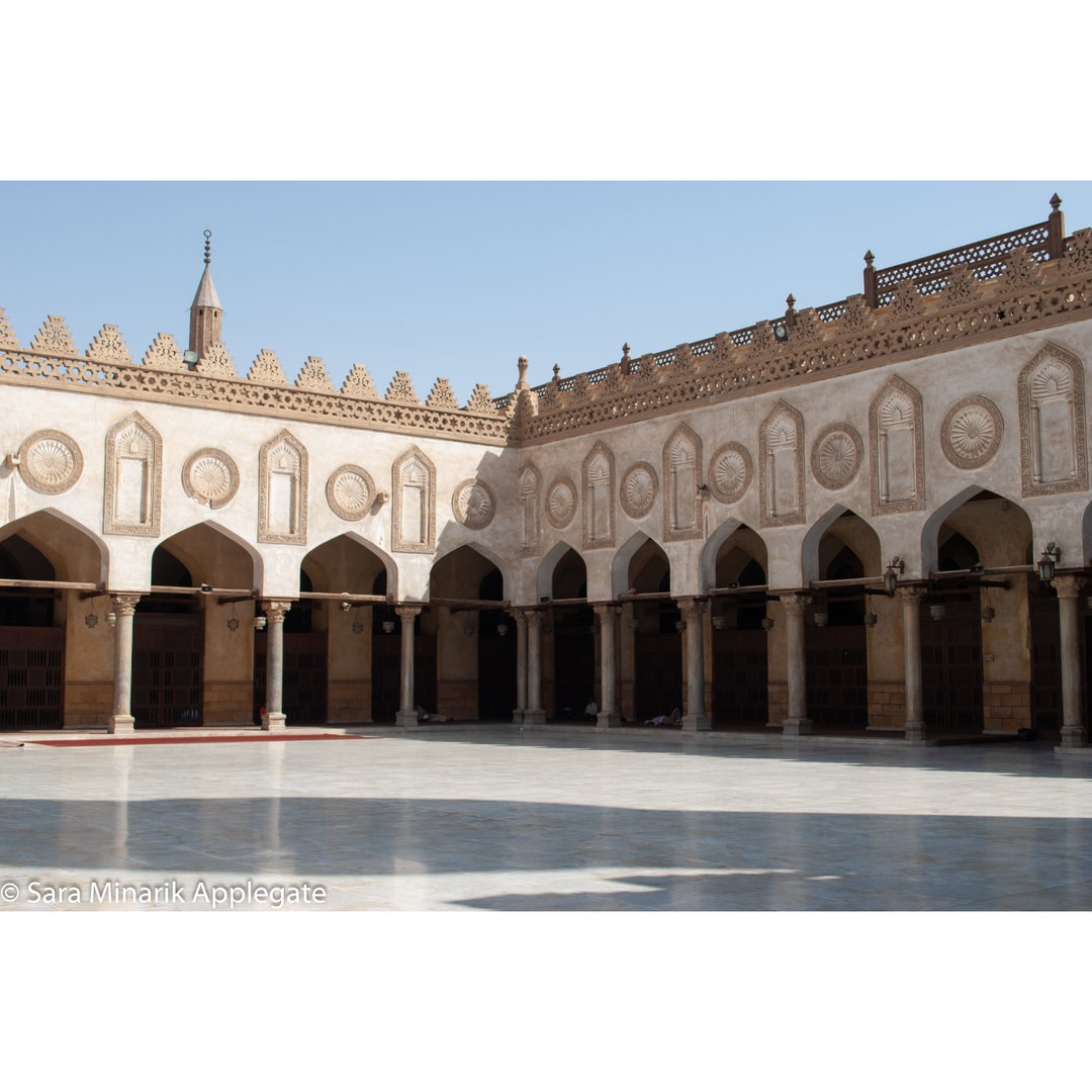Instant Digital Download Color Photo "sahn and Arcade" Beautiful Mosque ...