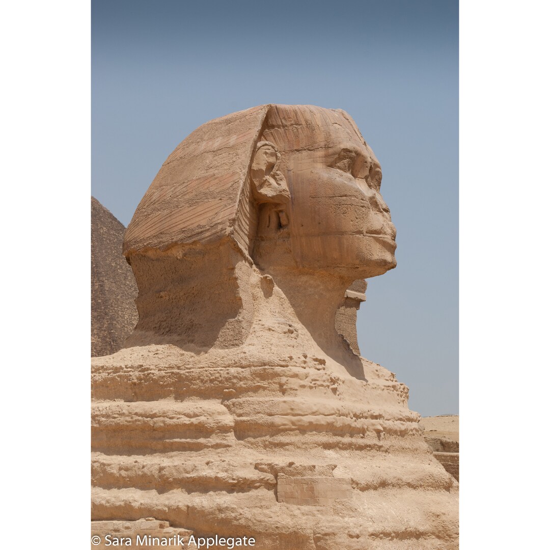 Instant Digital Download Color Photo "the Great Sphynx" the Sphynx of ...