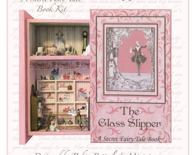 The Glass Slipper Secret Fairy Tale Micro Scale Book Kit by - Etsy