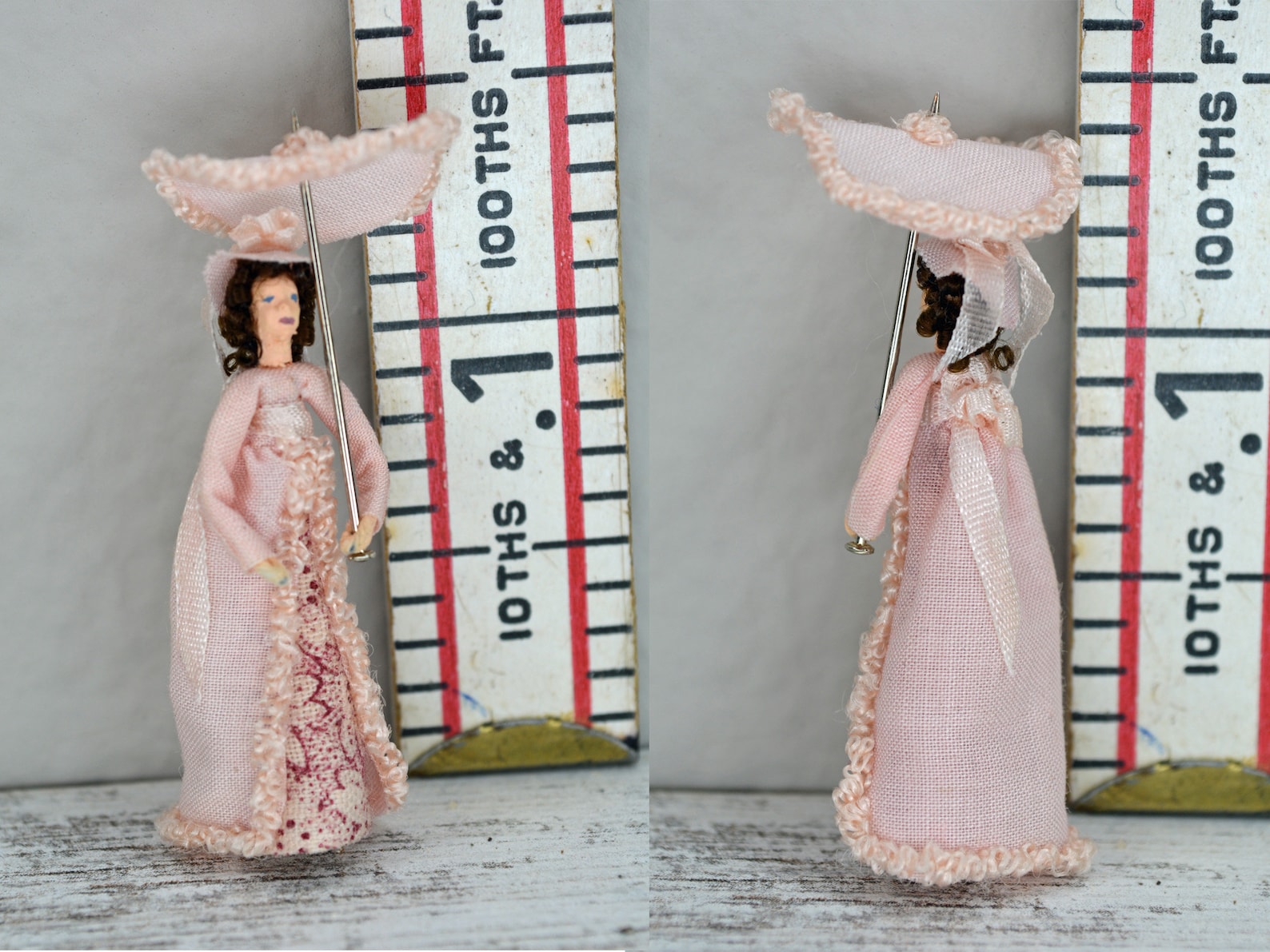 Miniature Dolls for Dollhouses Victorian Native Pilgrim Clowns Rare ...