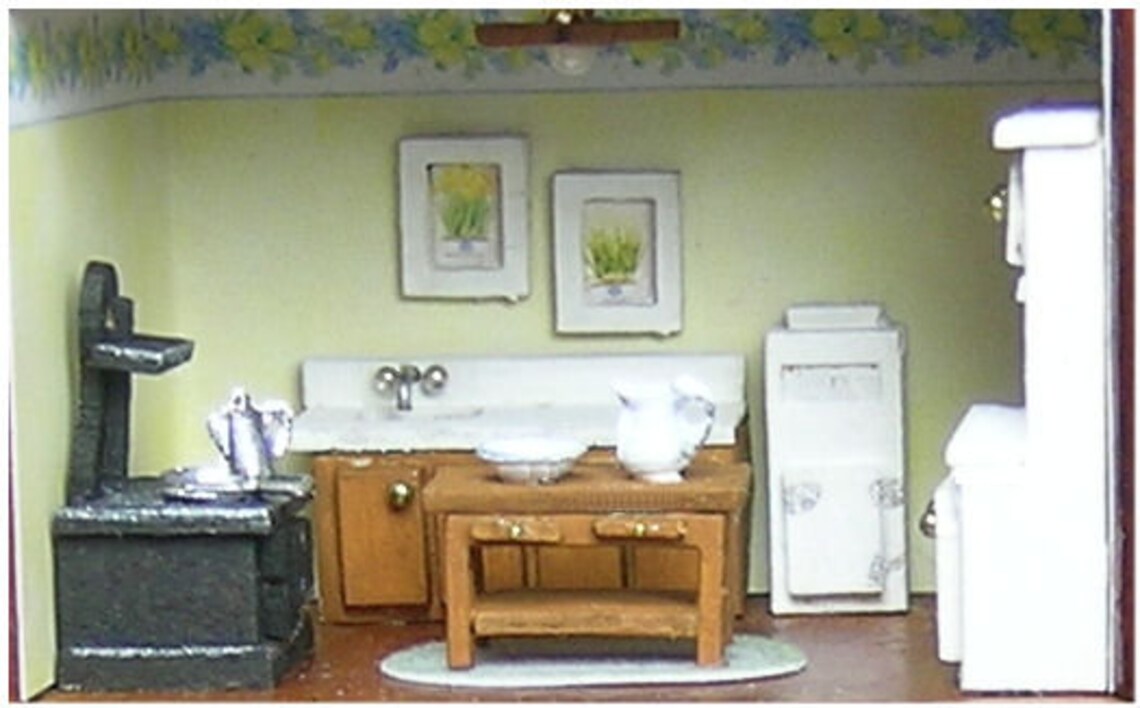 Collection of Cynthia Howe Dutch Baby House Kits Quarter Scale - Etsy